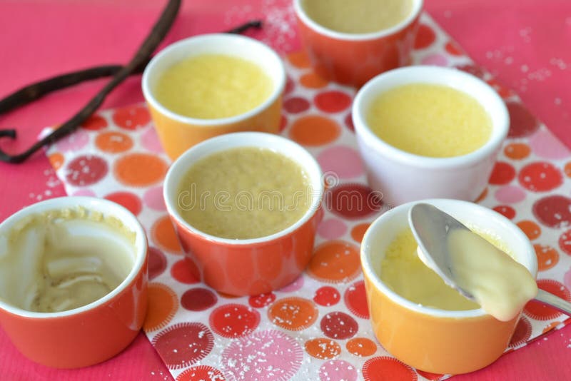 Mini puddings stock image. Image of desserts, flavors - 41506337