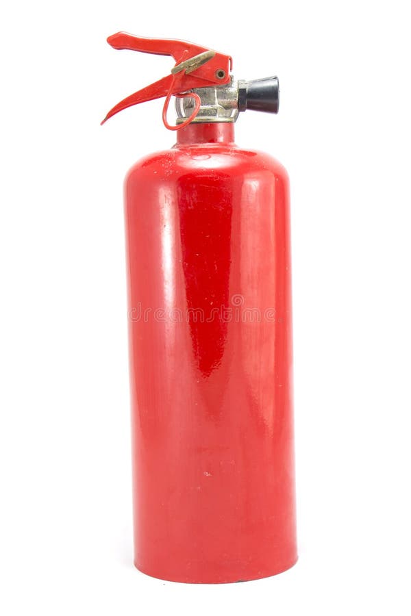 Portable Fire Hydrant of Red Color with a Hose Stock Image - Image of ...