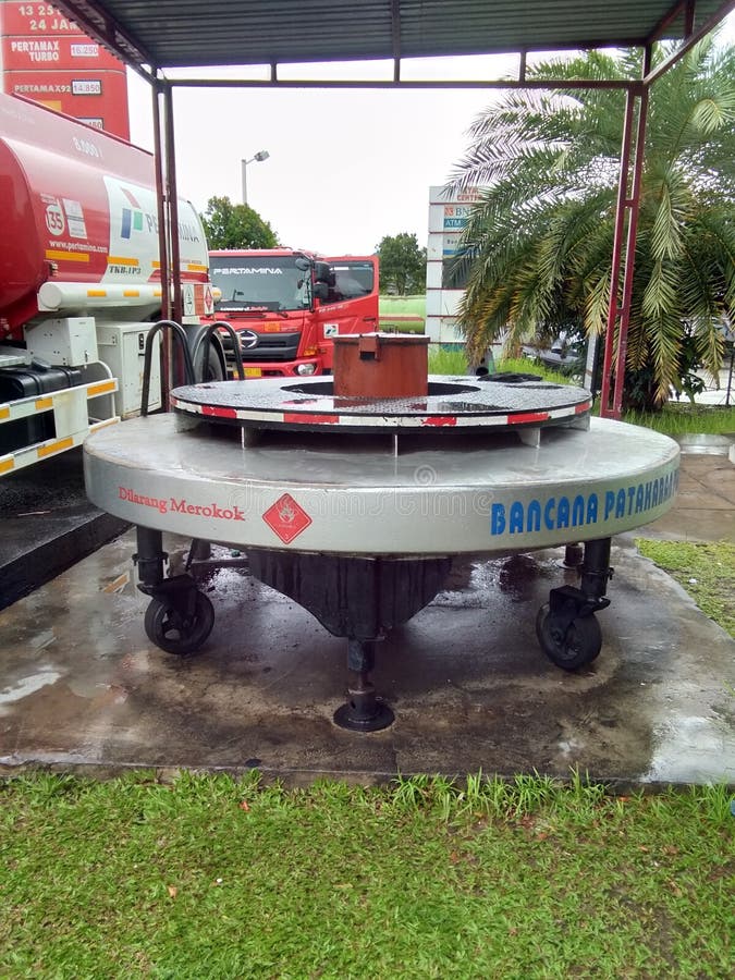 Mini Refinery Where Fuel is Stored at Refueling Stations Editorial ...