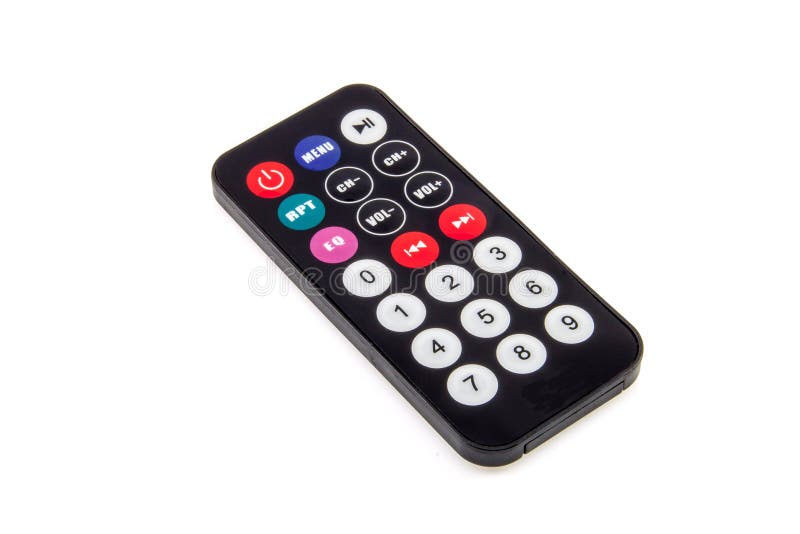 Mini remote control stock photo. Image of equipment, silver - 40031486