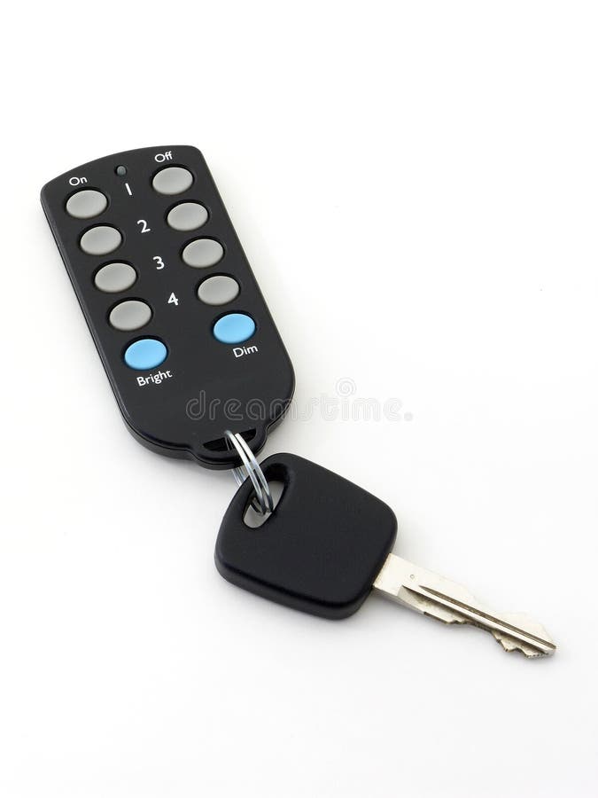 Mini Remote and Key stock image. Image of control, buttons - 290423