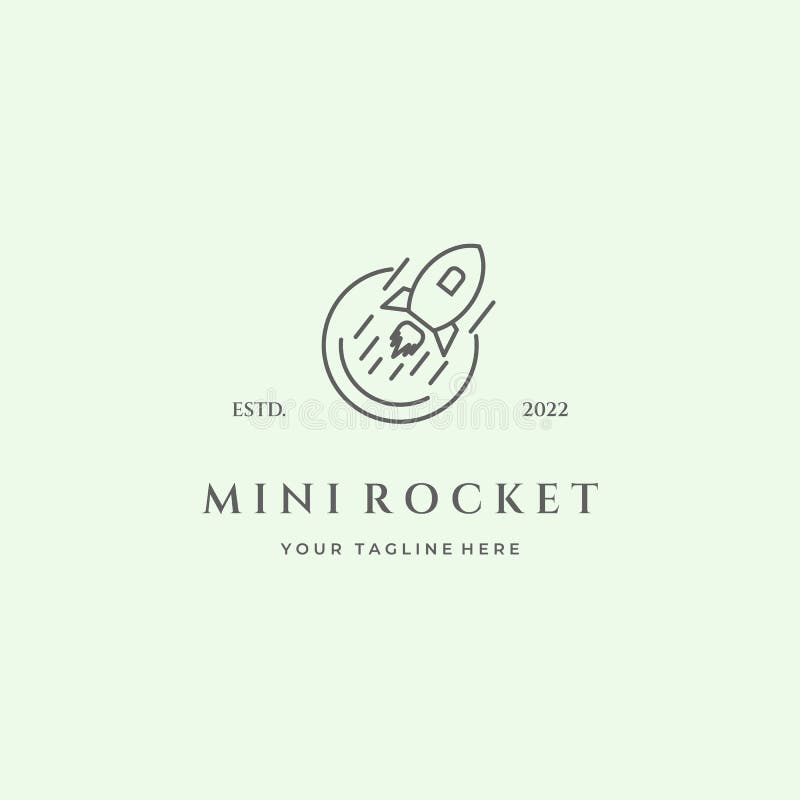 Minimal Rocket Logo Stock Illustrations – 602 Minimal Rocket Logo Stock ...