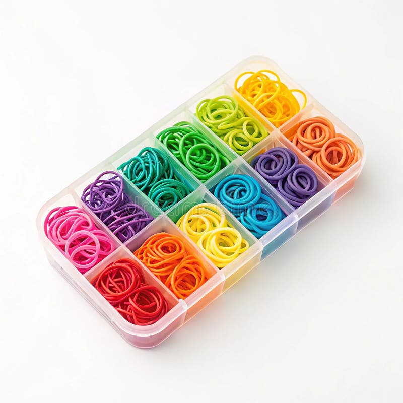 Mini Rubber Bands Pack Stock Illustrations – 4 Mini Rubber Bands Pack ...