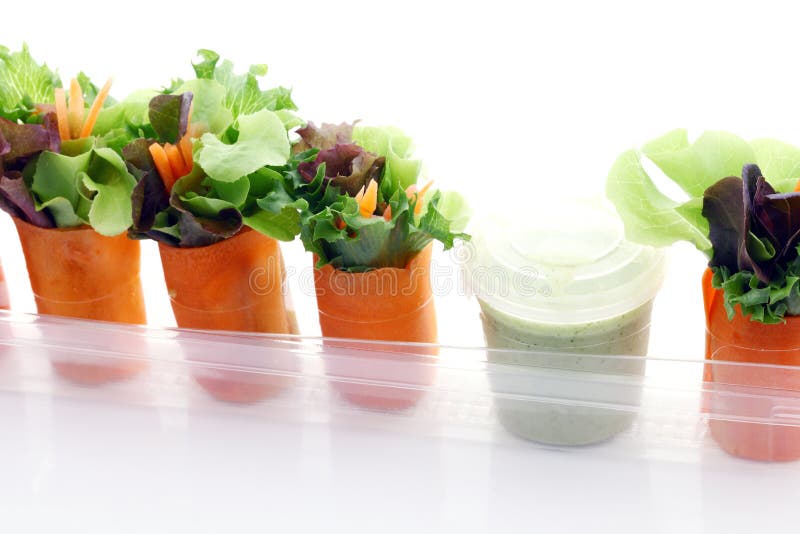 Mini salad stock image. Image of delicious, brown, package - 21514947