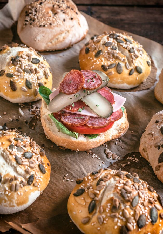 Mini Sandwich Spiral Roll Appetizers Stock Photo - Image of appetizer ...