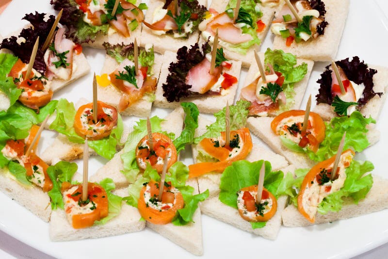 Mini Sandwich Spiral Roll Appetizers Stock Photo - Image of appetizer ...