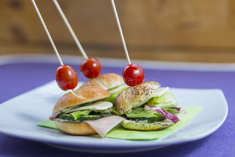 Mini Sandwich Spiral Roll Appetizers Stock Photo - Image of appetizer ...