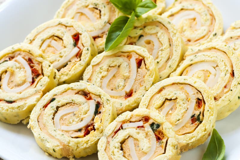 Mini Sandwich Spiral Roll Appetizers Stock Photo - Image of appetizer ...