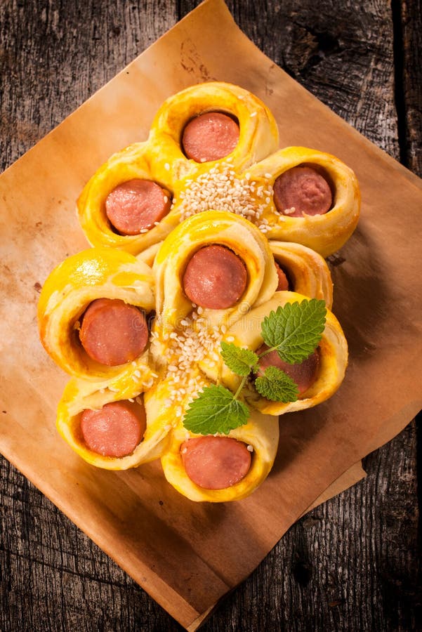 Mini sausages stock photo. Image of meat, sausage, cooked - 34993174