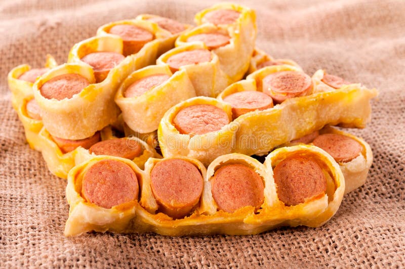 Mini sausages stock photo. Image of sausage, fast, still - 31938396