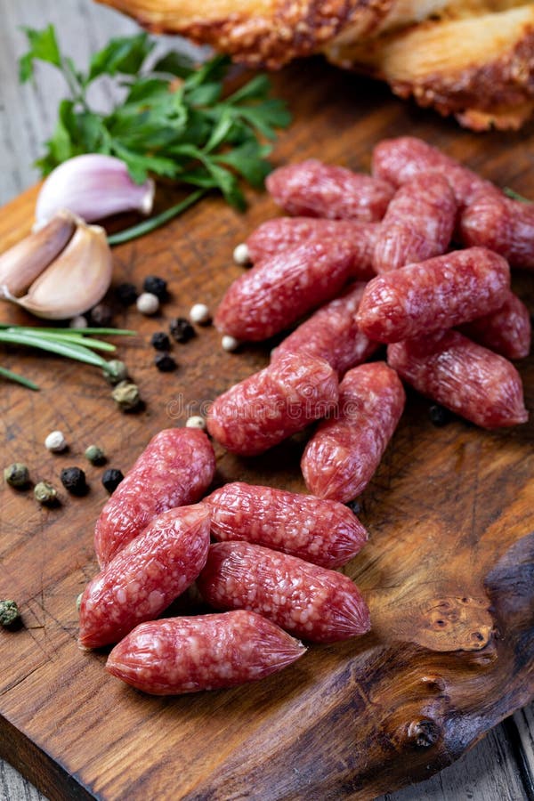 Mini sausages stock photo. Image of ingredient, delicious - 162673394