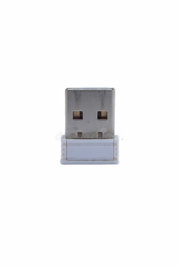 Mini Small USB Flash Drive Isolated on a White Background Stock Image ...