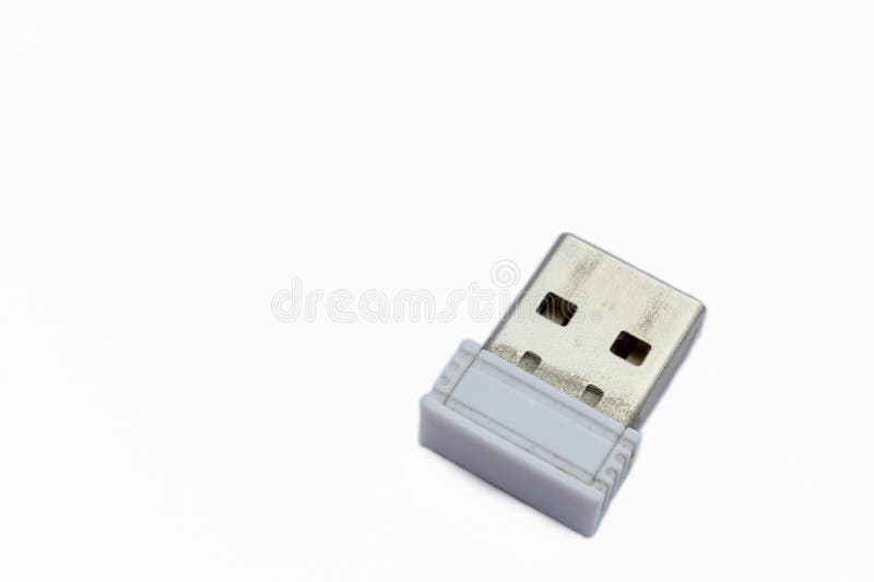 Mini Small USB Flash Drive Isolated on a White Background Stock Photo ...
