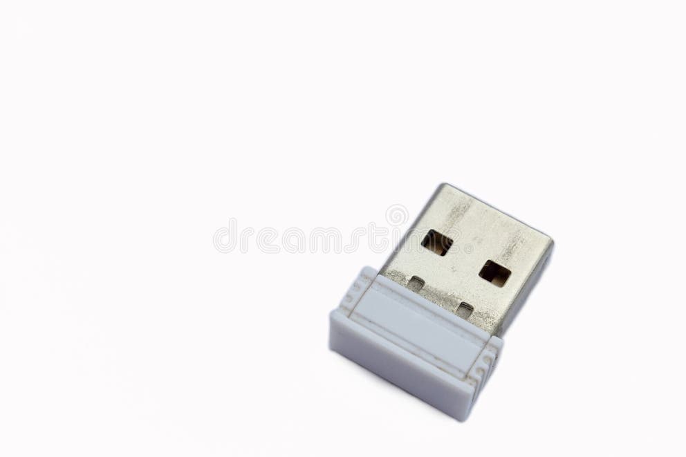 Mini Small USB Flash Drive Isolated on a White Background Stock Photo ...