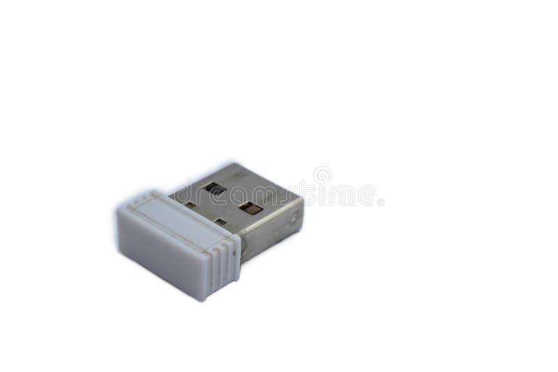Mini Small USB Flash Drive Isolated on a White Background Stock Photo ...