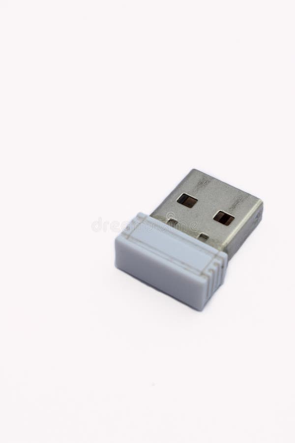 Mini Small USB Flash Drive Isolated on a White Background Stock Image ...