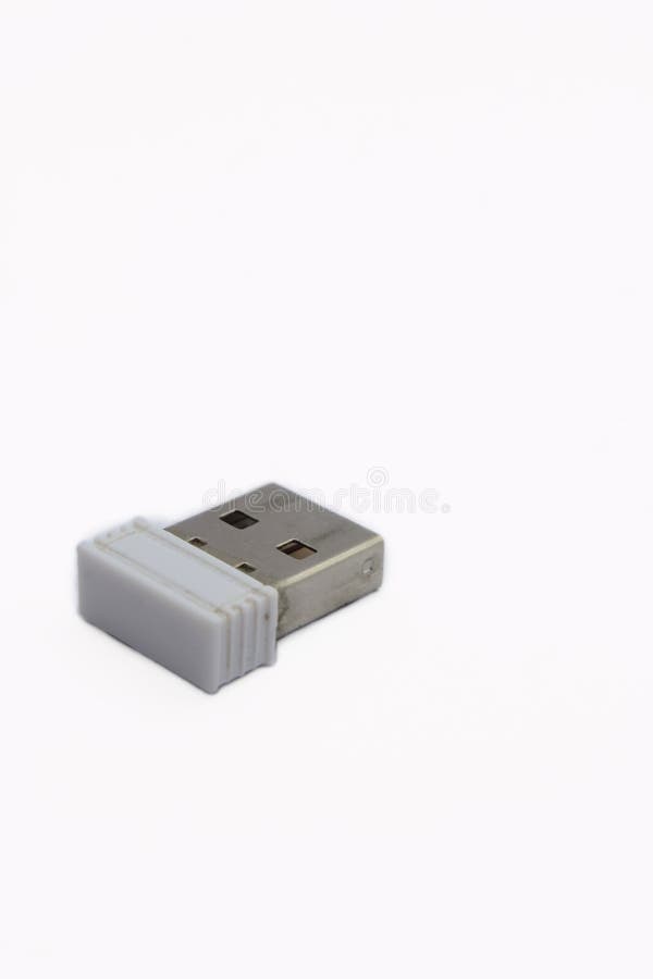 Mini Small USB Flash Drive Isolated on a White Background Stock Image ...