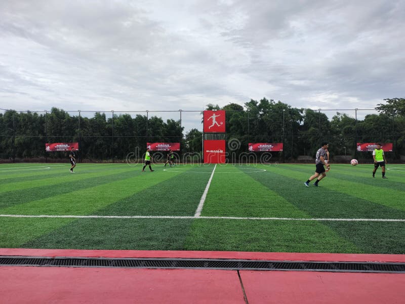 Mini Soccer Field in Bandar Lampung Editorial Photography - Image of ...