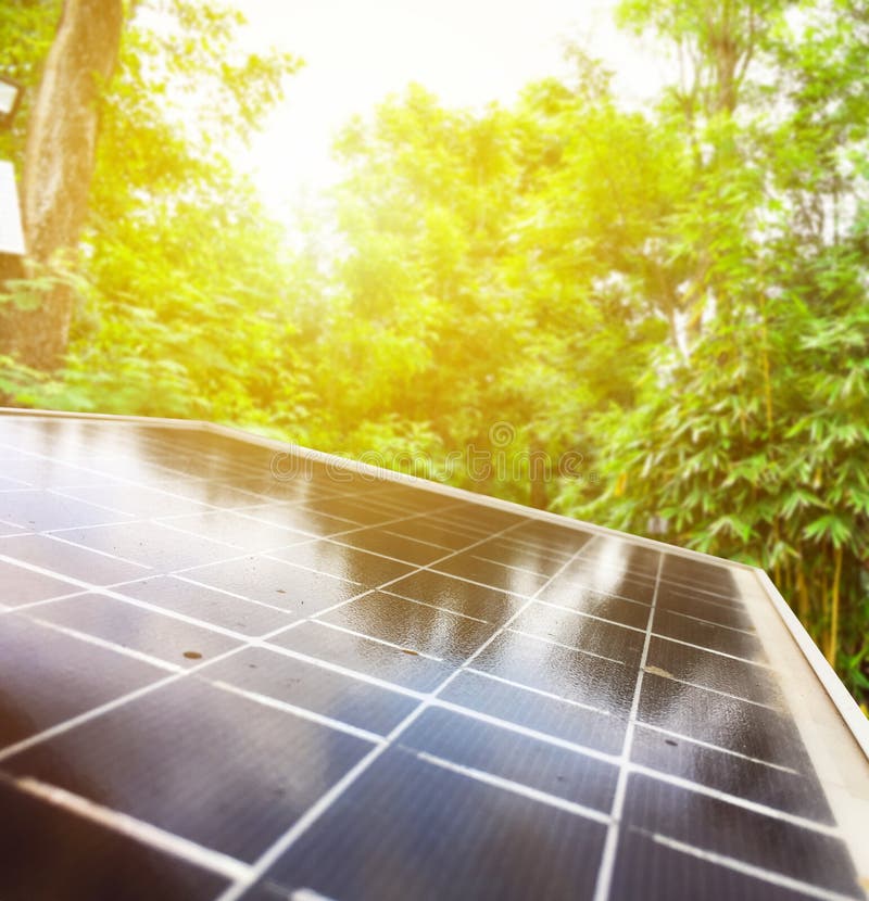 Mini solar cell panel stock photo. Image of battery - 220818834