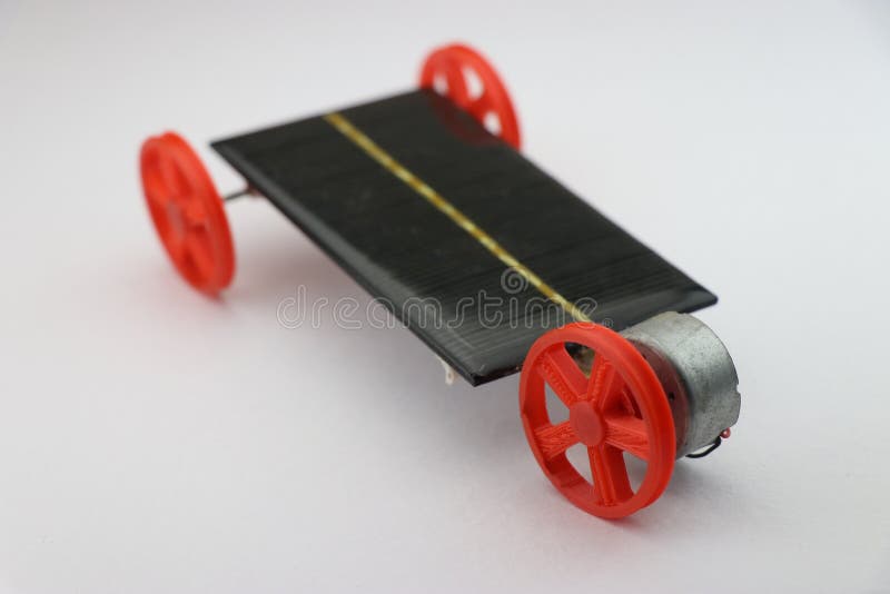 Mini Solar Powered Car Made from Dc Motor and is a Fully Working ...
