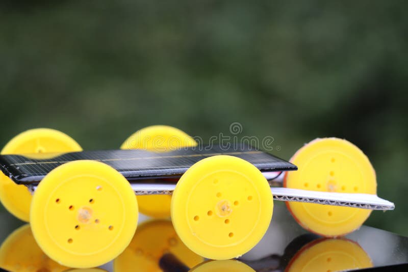 Mini Solar Powered Car with Solar Cell Stock Photo - Image of solarcell ...