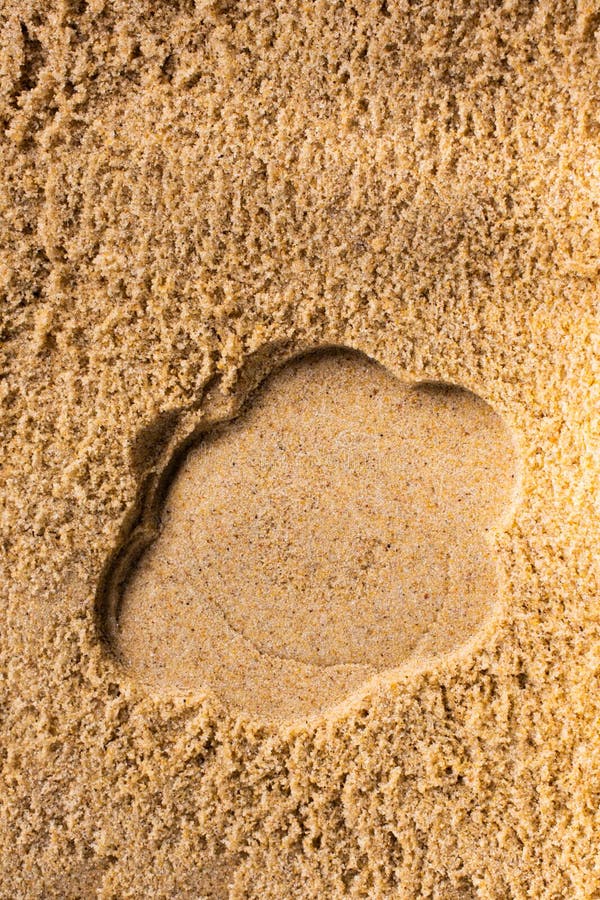 Mini Speech Bubble Seen on Sand Stock Image - Image of abstract, dialog ...