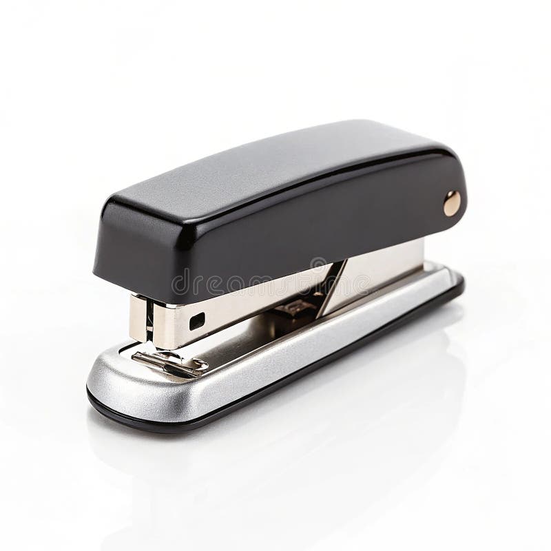 Mini Stapler on White Background Stock Illustration - Illustration of ...