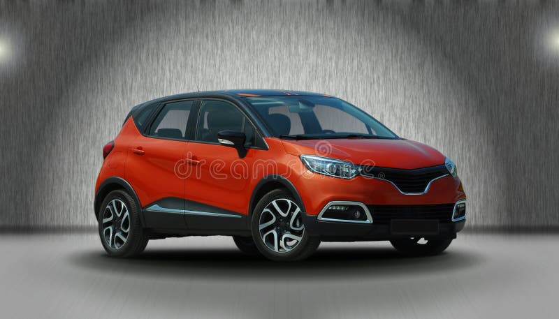 Mini SUV front view stock image. Image of shape, autos - 87255827