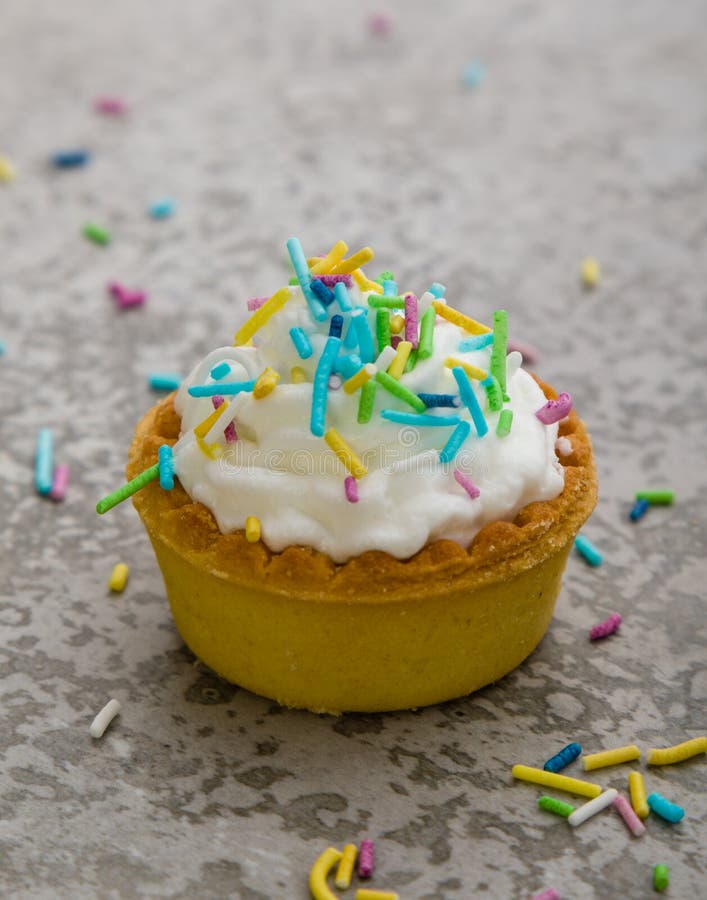 Mini Tart with Color Ornaments Stock Image - Image of food, baked: 88831871