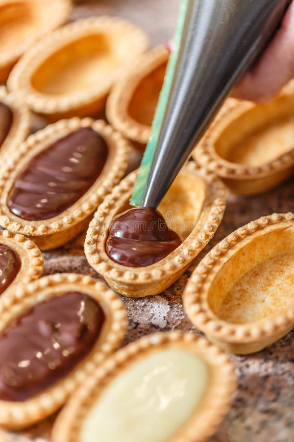 Mini tartlet shells stock photo. Image of cooking, pastry - 95615134