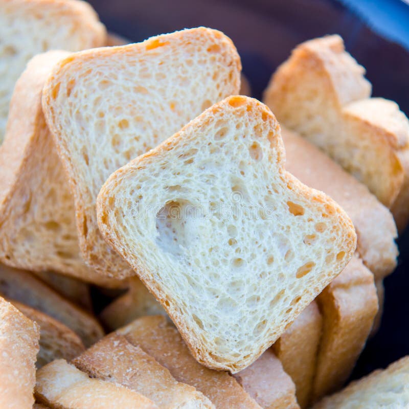 Mini toasts stock photo. Image of carbohydrates, eating - 32108398