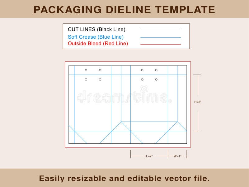 Mini Tote Gift Bag with Handles Dieline Template Stock Vector ...