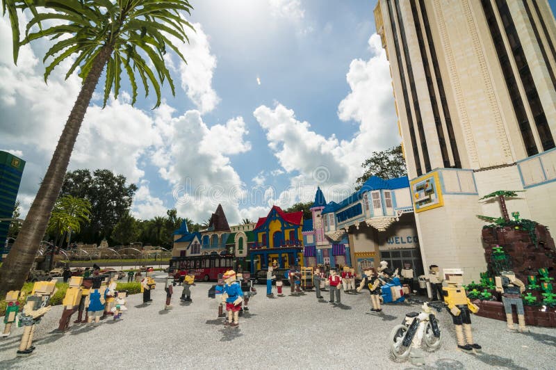 Mini Town Legoland editorial photo. Image of culture - 33058956