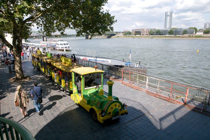 Mini Train - Sightseeing Tour in Cologne Editorial Photography - Image ...