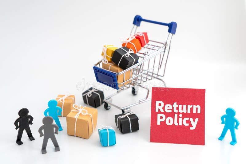 Concept for Return Policy on E-Commerce Stock Image - Image of return ...