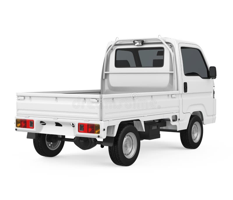 Mini Truck Isolated stock illustration. Illustration of transport ...