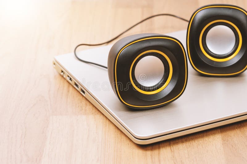 Mini usb speakers stock photo. Image of object, music - 174259176
