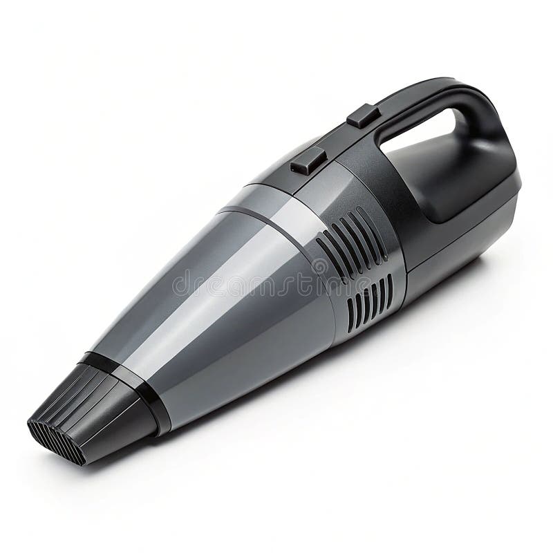 Mini Vacuum Cleaner for Car Interiors Stock Illustration - Illustration ...