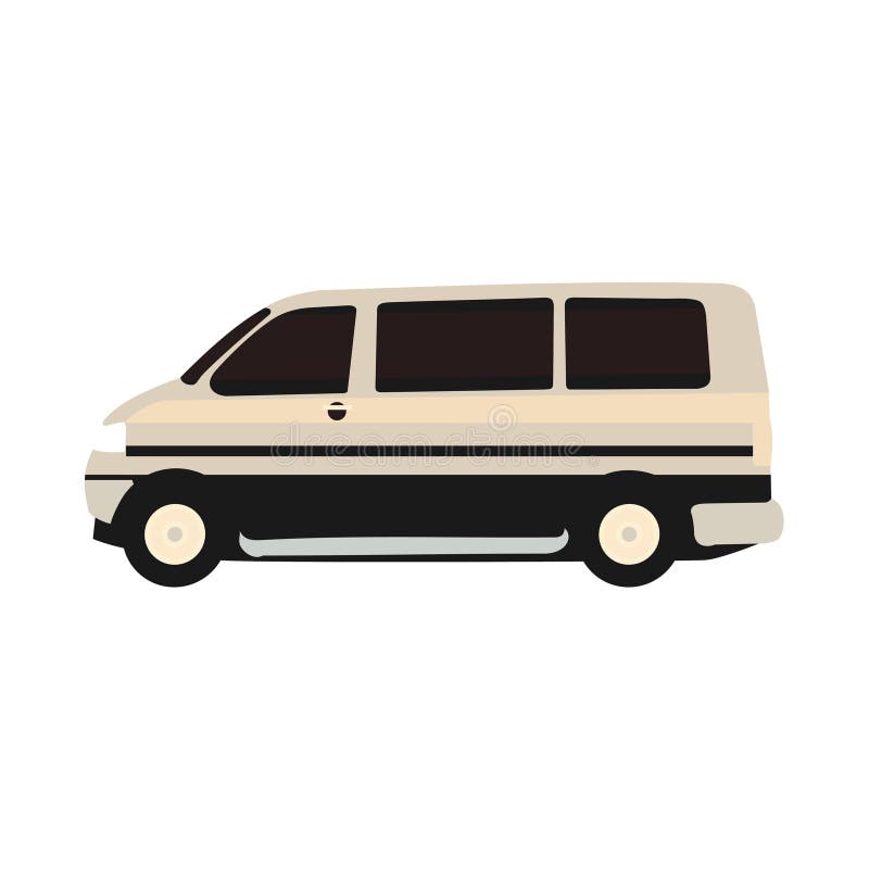 Mini Van Icon Vector Illustration Stock Vector - Illustration of auto ...