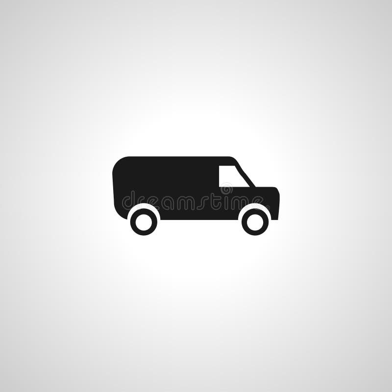 Mini Van Sign. Van Isolated Simple Icon Stock Vector - Illustration of ...