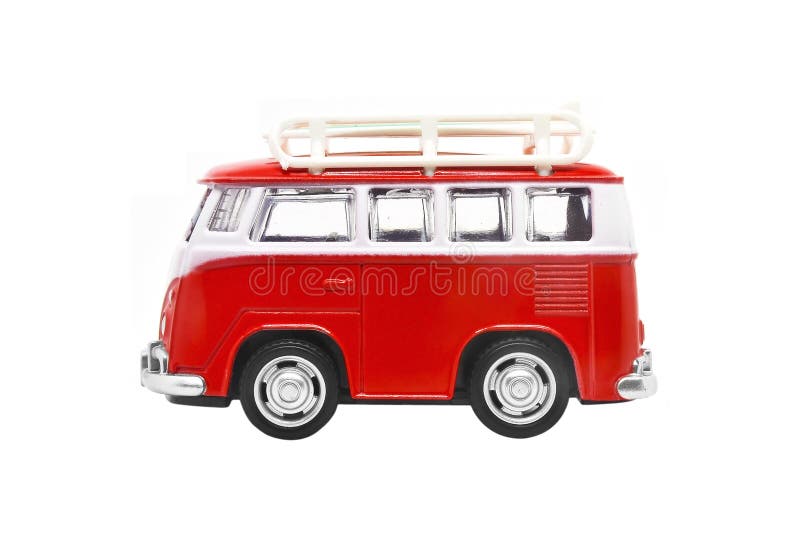 Mini Van Toy Isolated on White Stock Image - Image of city, supply ...
