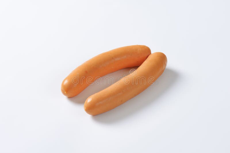 Mini Vienna-Wurst stockbild. Bild von gehäuse, schweinefleisch - 49334741