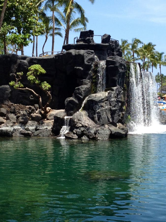 Mini Waterfall in Hawaii stock photo. Image of mini, hawaii - 70519188