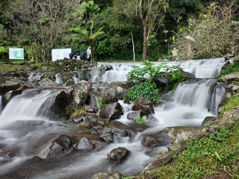 Mini Waterfall on the Landcape Stock Image - Image of biologic, nature ...