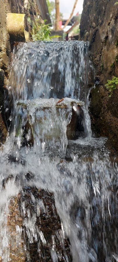 Mountain spring cascade stock photo. Image of environment - 243344870