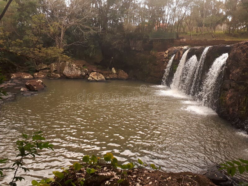 Mini waterfall stock image. Image of water, mini, nature - 158760025