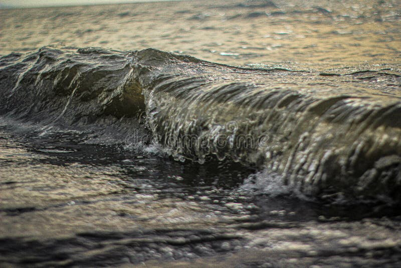 Mini wave on sea stock image. Image of terrain, rock - 261684521