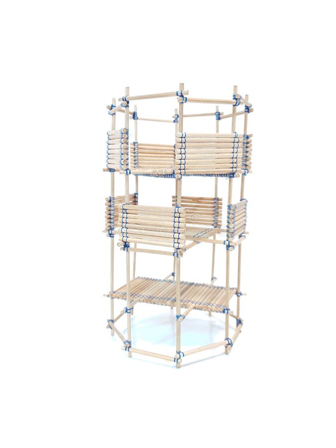 Mini Wood Building Model stock image. Image of wood - 128895751