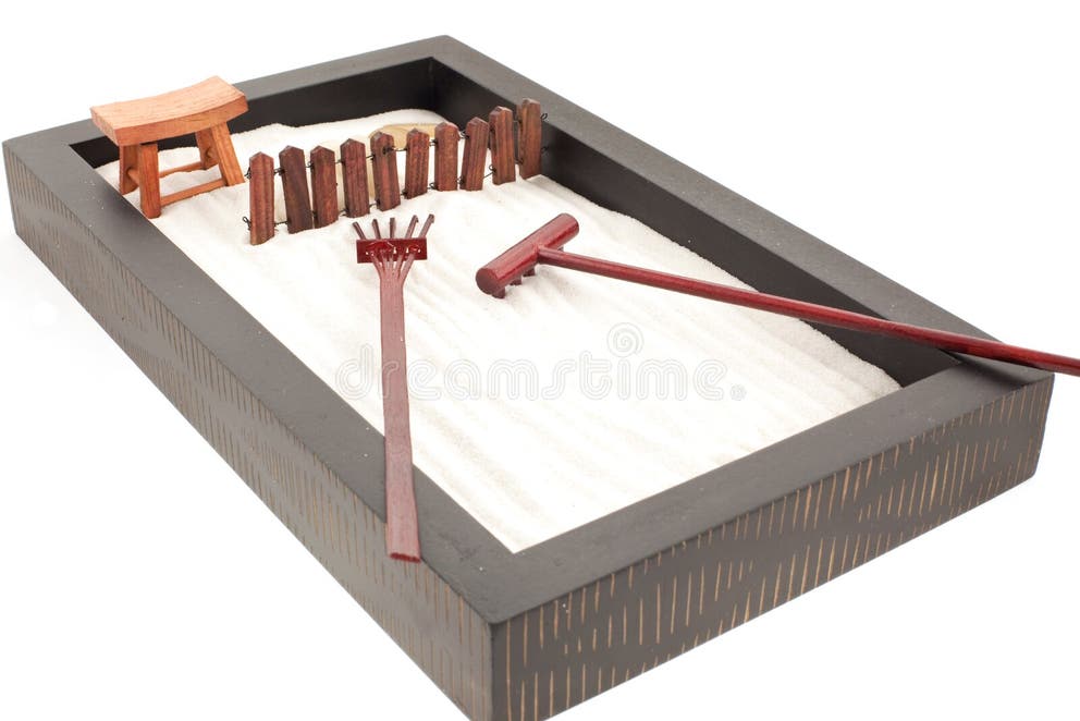 Mini zen garden stock photo. Image of play, simplicity - 10770644