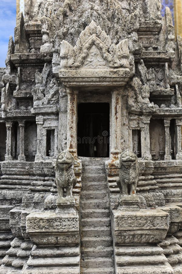 Miniature of Angkor Wat stock photo. Image of ancient - 30545416